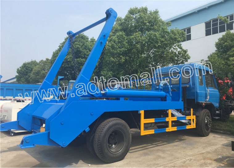 New designed arm-hook garbage truck, 8cbm skip loader garbage truck for ...