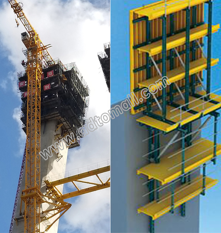 Self-climbing (Jump) Formwork