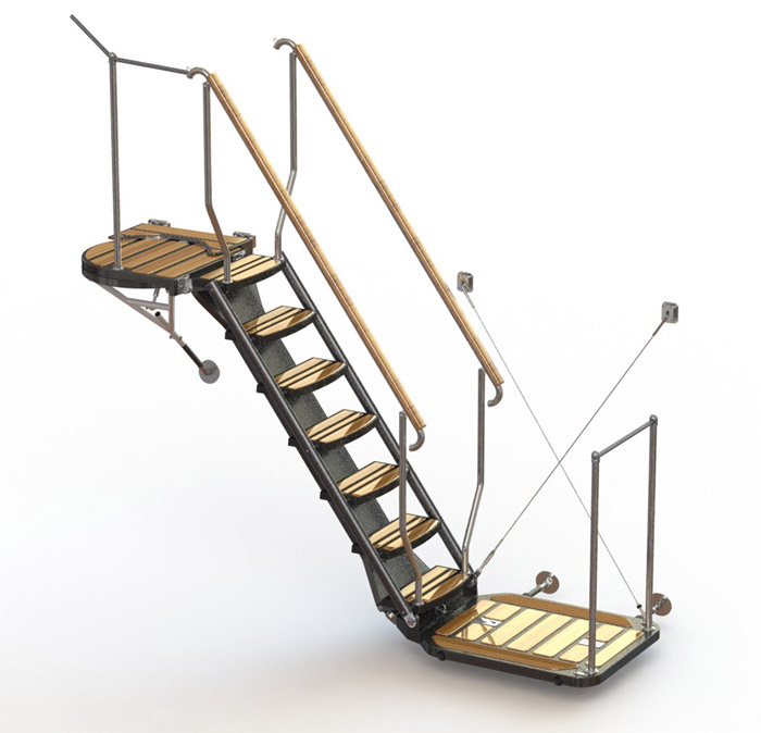 Improve safety by safe use of stepladder