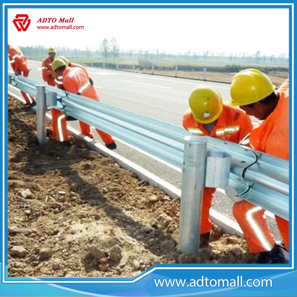 W Beam Crash Barrier