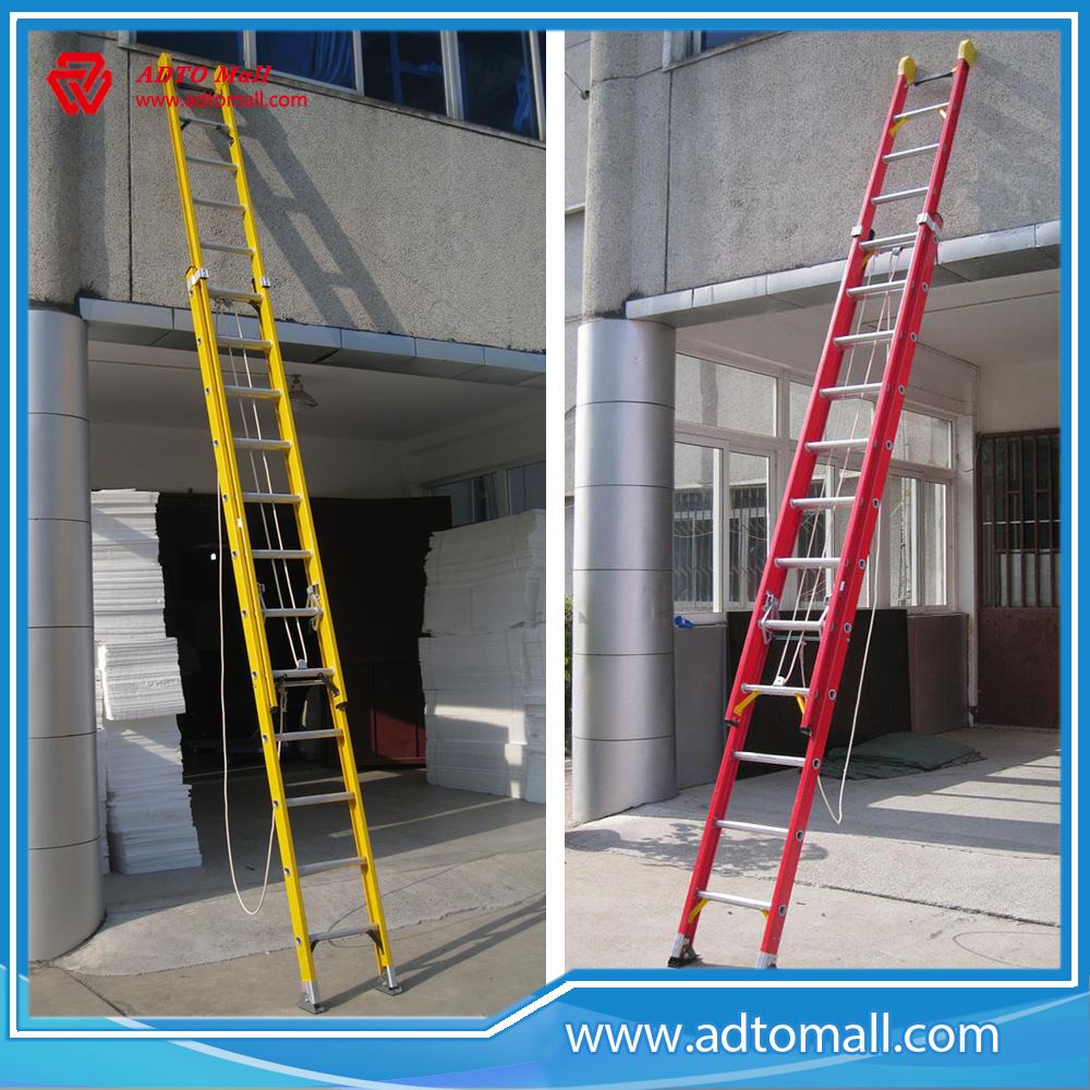 Rope Extension Fiberglass Ladder